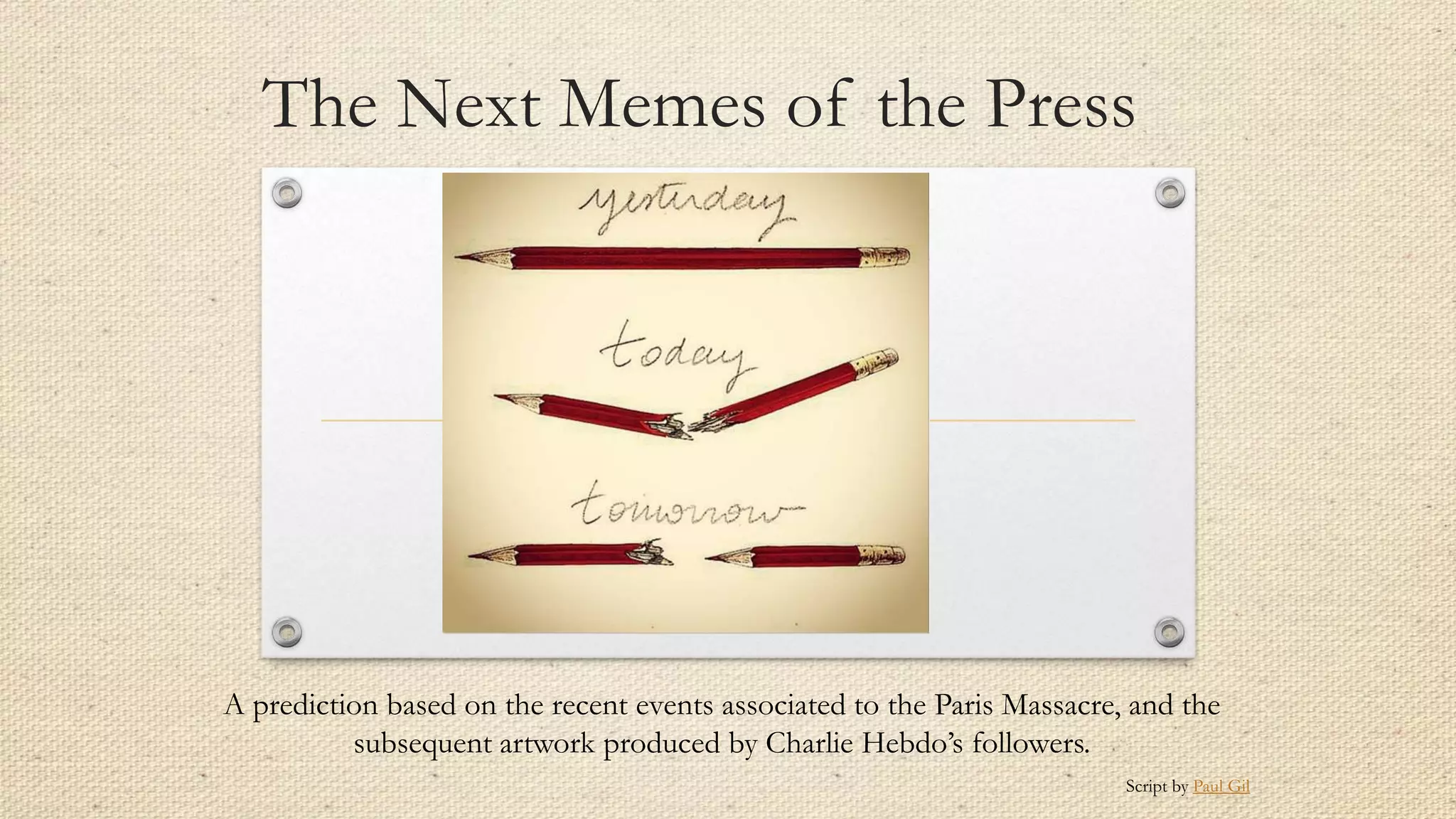 The next memes of the press | PPT