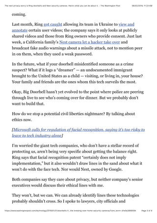 The next privacy worry is doorbells | PDF