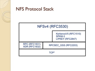 The NFS Version 4 Protocol | PDF