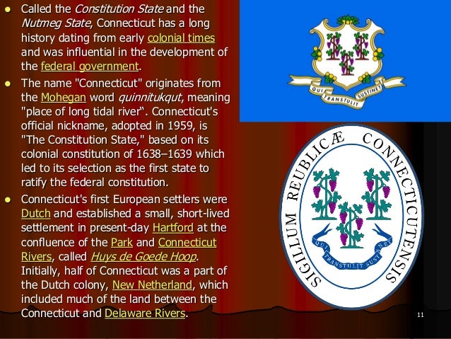 The Nicknames of the States of the USA. Kentucky. Connecticut.