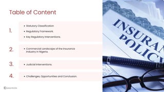 The Nigerian Insurance Industry An Overview of the Regulatory ...