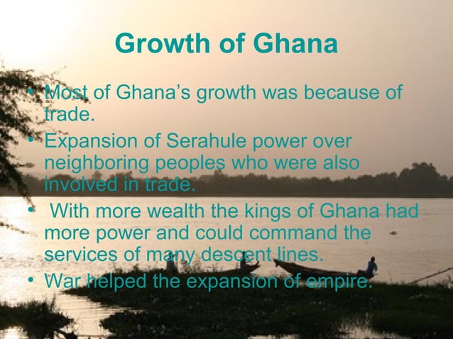 The Niger River and the Growth of Ghana and Mali Empires | PPT | Africa ...