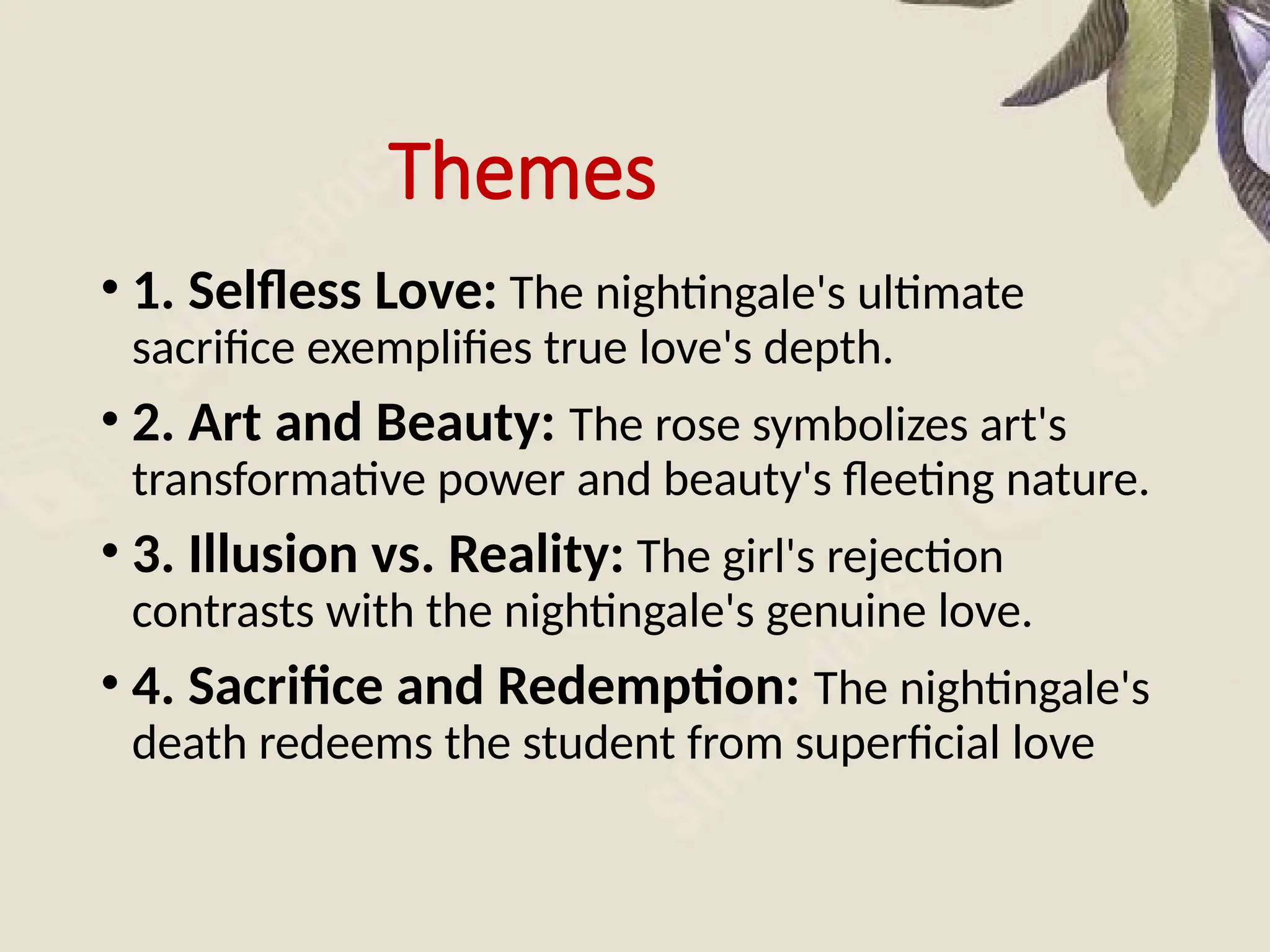 The Nightingale And The Red Rose By Oscar wilde-1.pptx