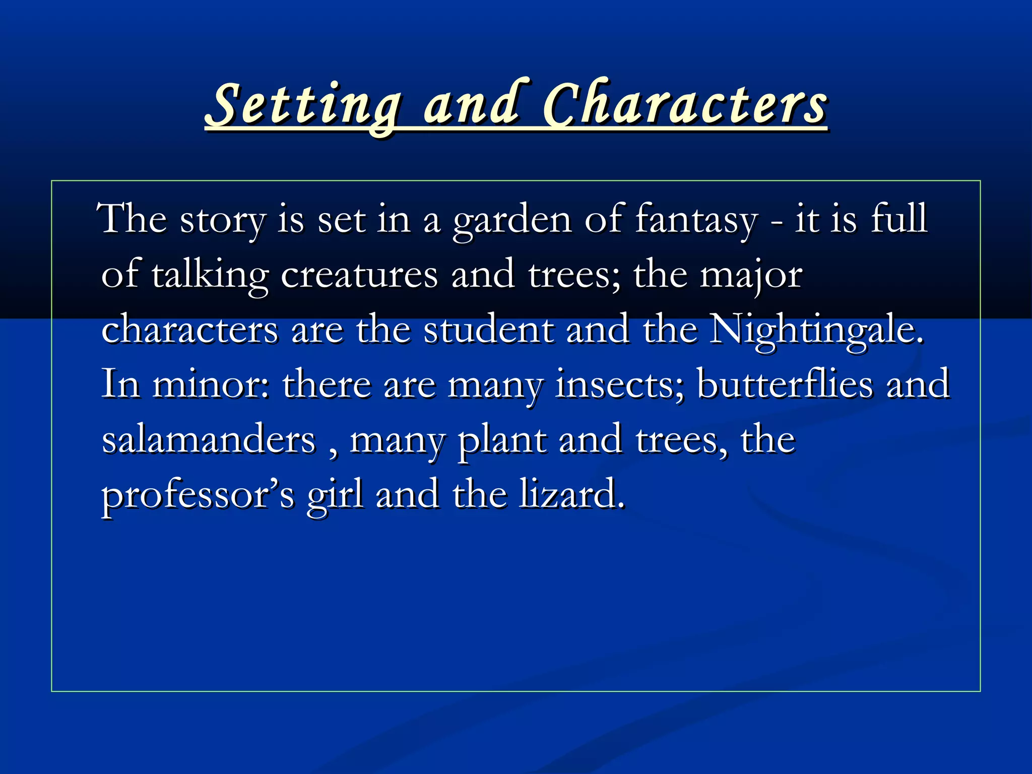 The nightingale and the rose (2) | PPT