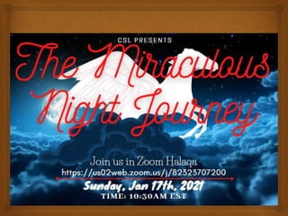 The Night Journey | PPTX