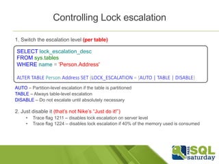 The nightmare of locking, blocking and isolation levels | PDF