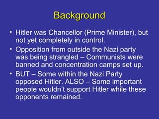 The Night of the Long Knives | PPT