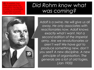 The Night of the Long Knives | PPT