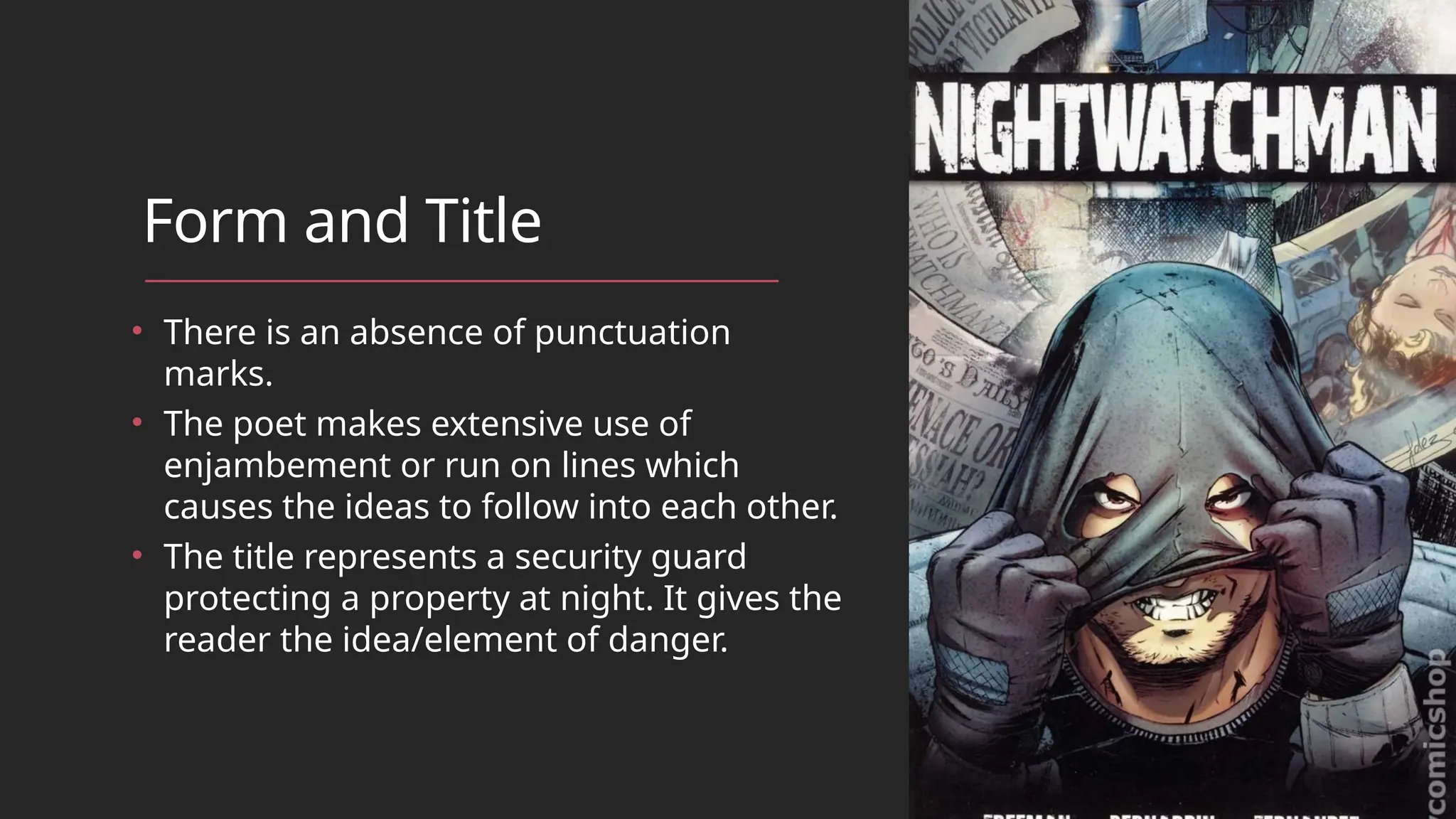 The Nightwatchman.pptx.......................... | PPTX