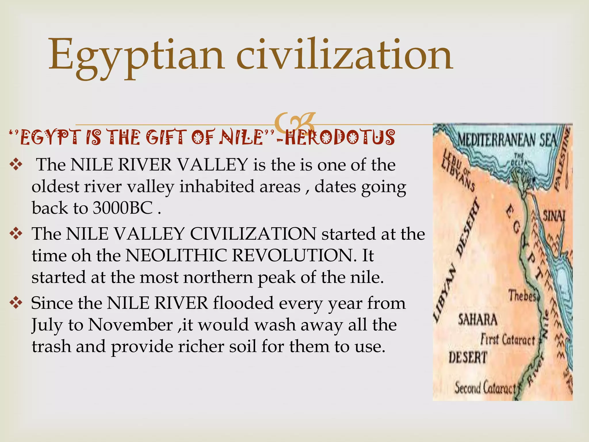 The nile valley civilization | PPTX
