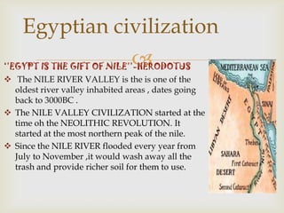 Ancient Nile River Valley Civilization