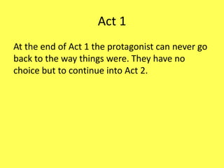 The Nine Act and Three Act Screenplay Structure | PPTX