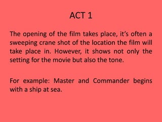 The Nine Act and Three Act Screenplay Structure | PPTX