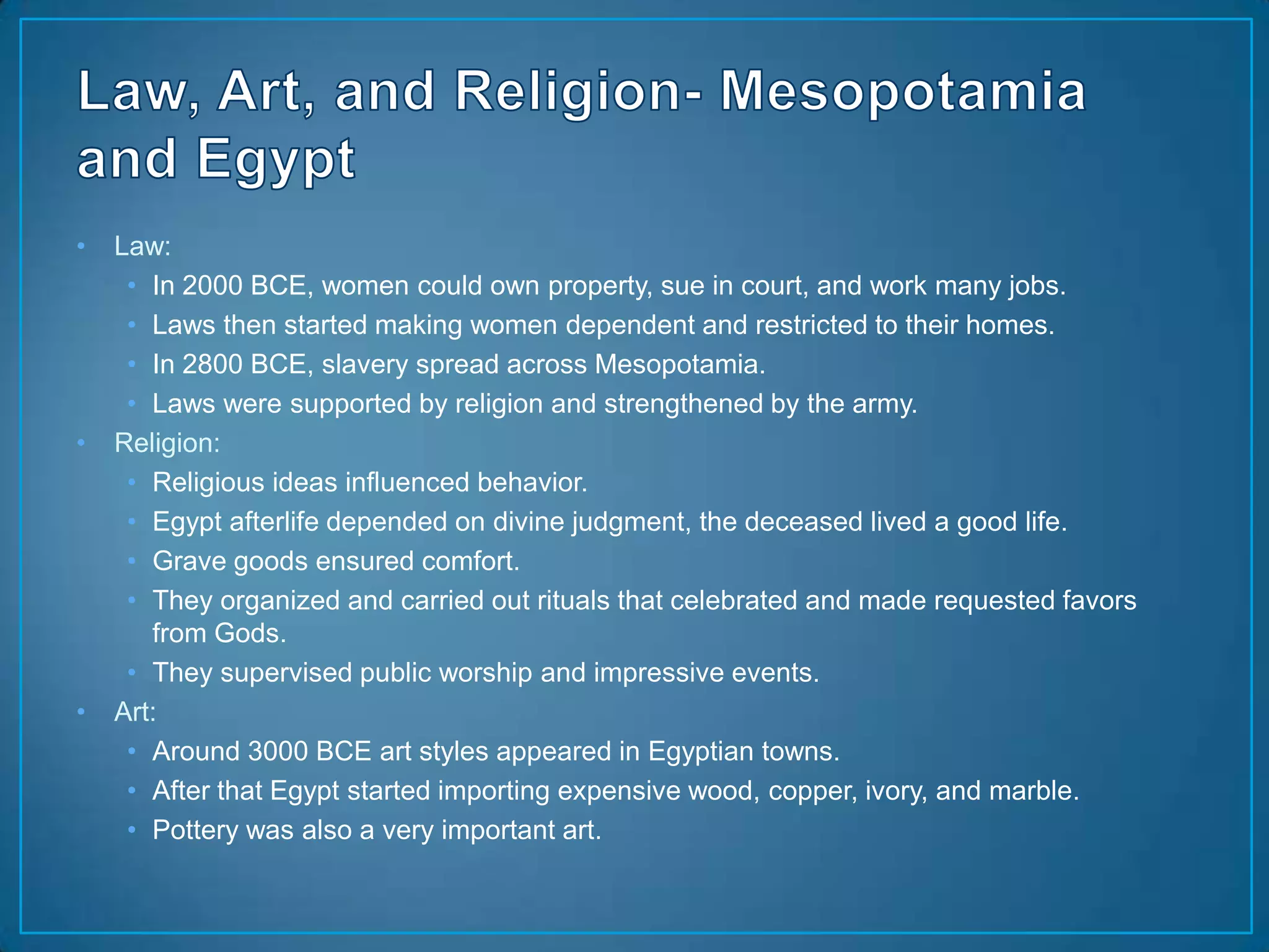 The nine building blocks of civilization | PPTX