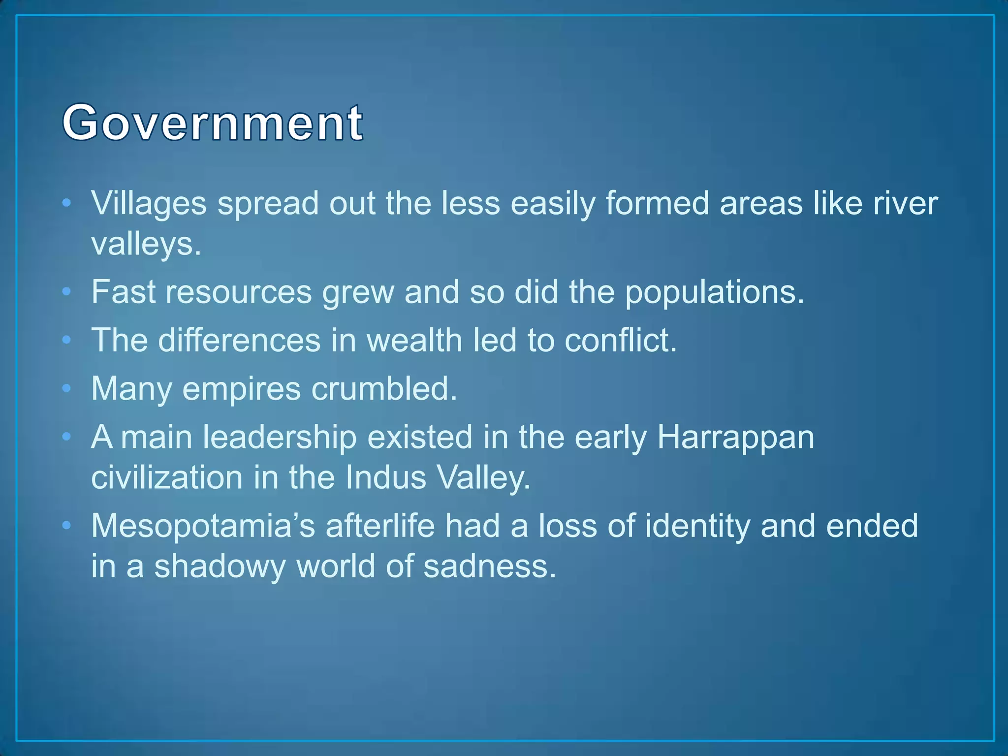 The nine building blocks of civilization | PPTX