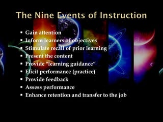 The Nine Events Of Instruction | PPT