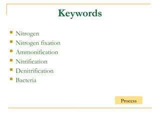 THE NITROGEN CYCLE for highschool student | PPTX