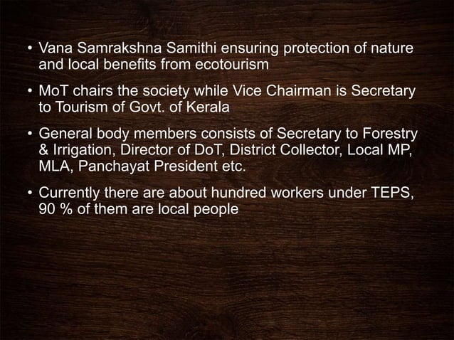 Thenmala Ecotourism Project | PPTX | Travel Locations | Travel