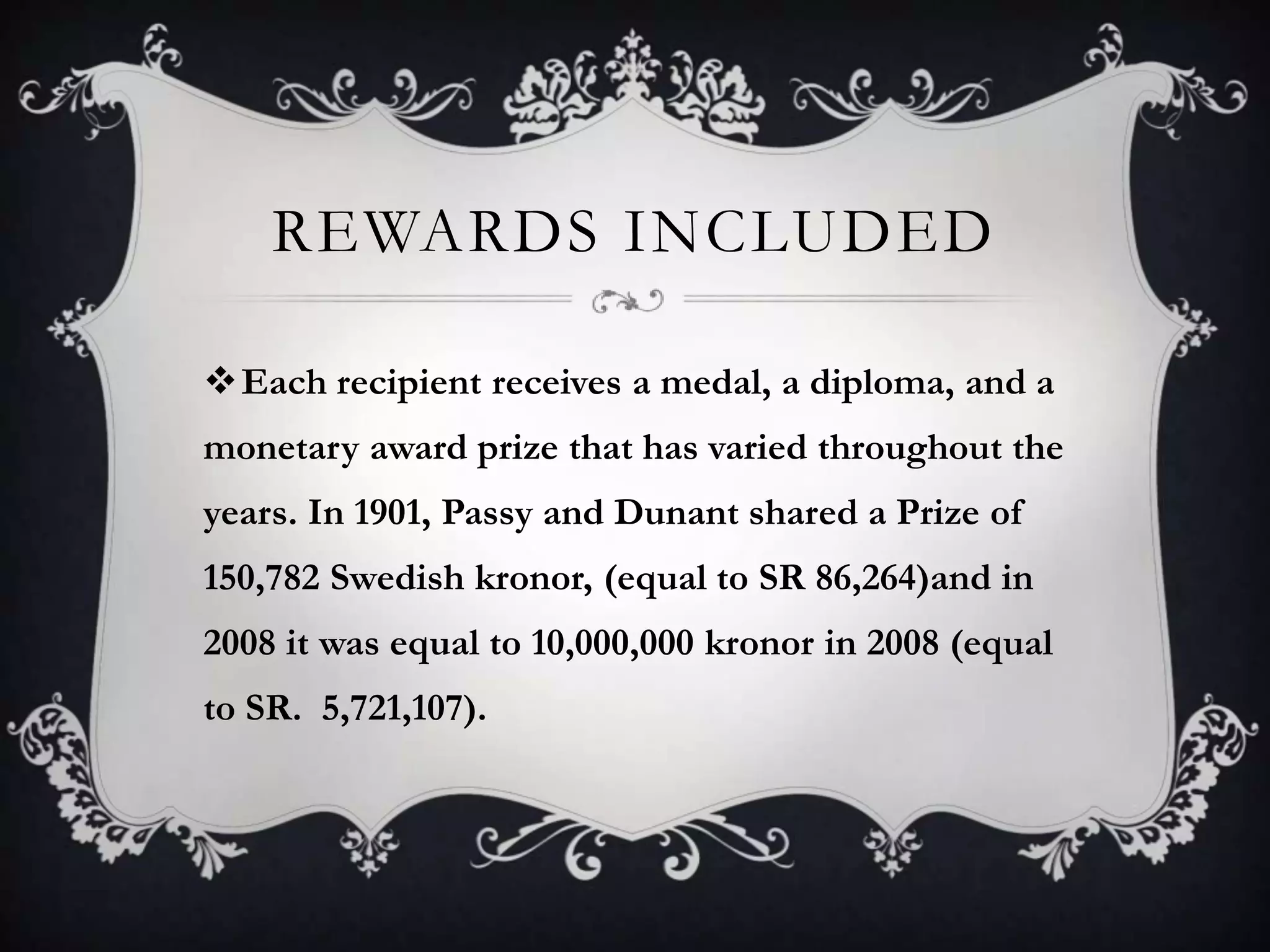The nobel prize | PPTX