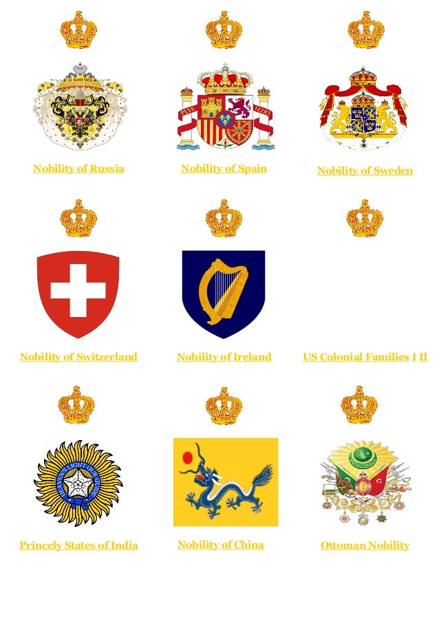 The Nobility Of The World