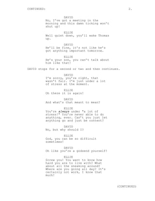 'The noise' original screenplay | PDF