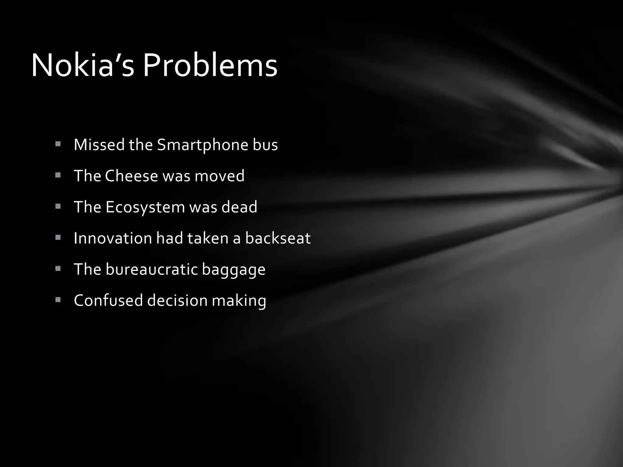 The nokia story | PPT