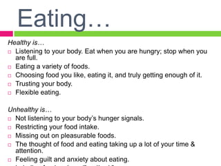 The Non Diet Approach | PPTX