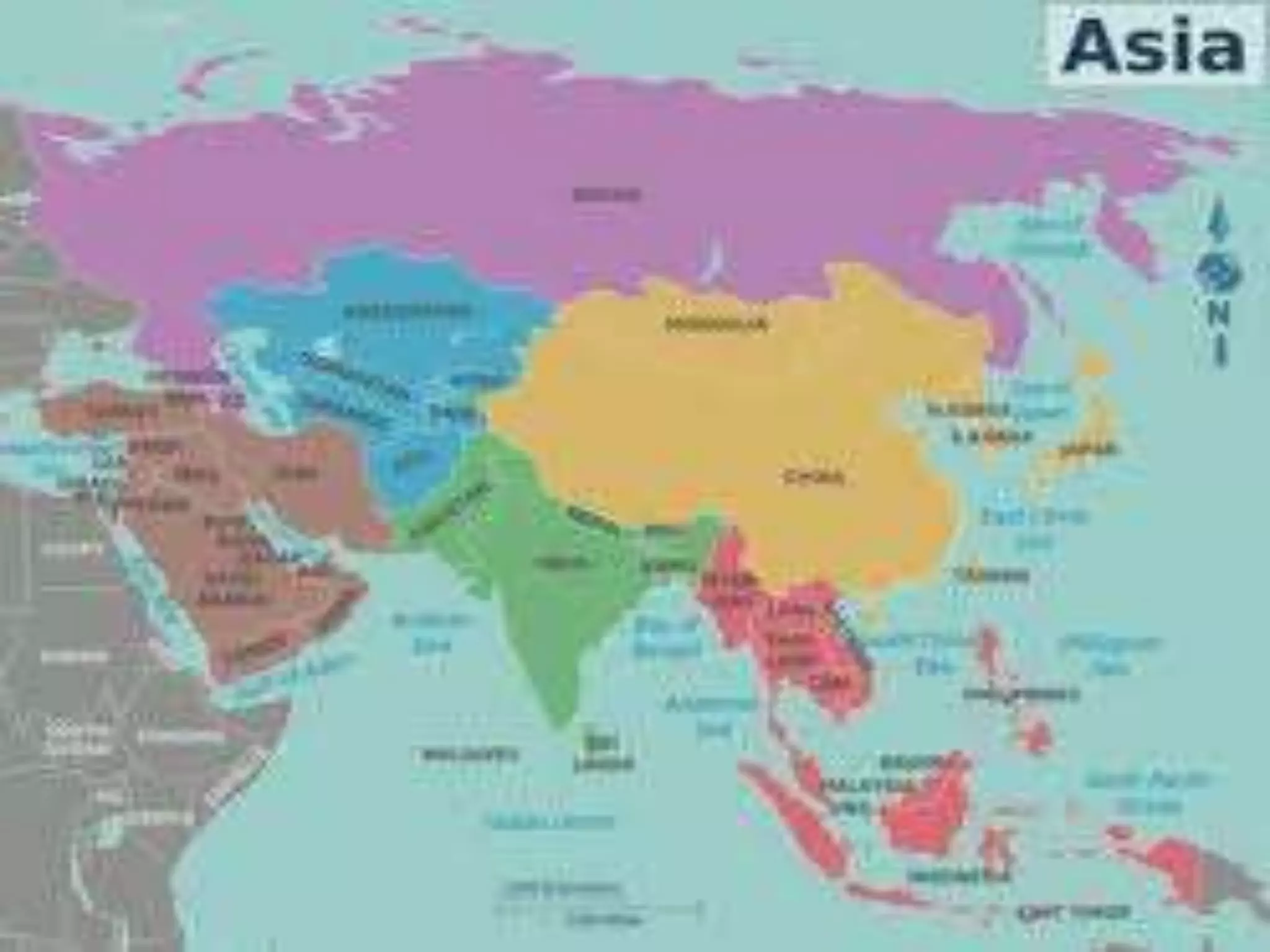 The non lit up countries of asia | PPTX
