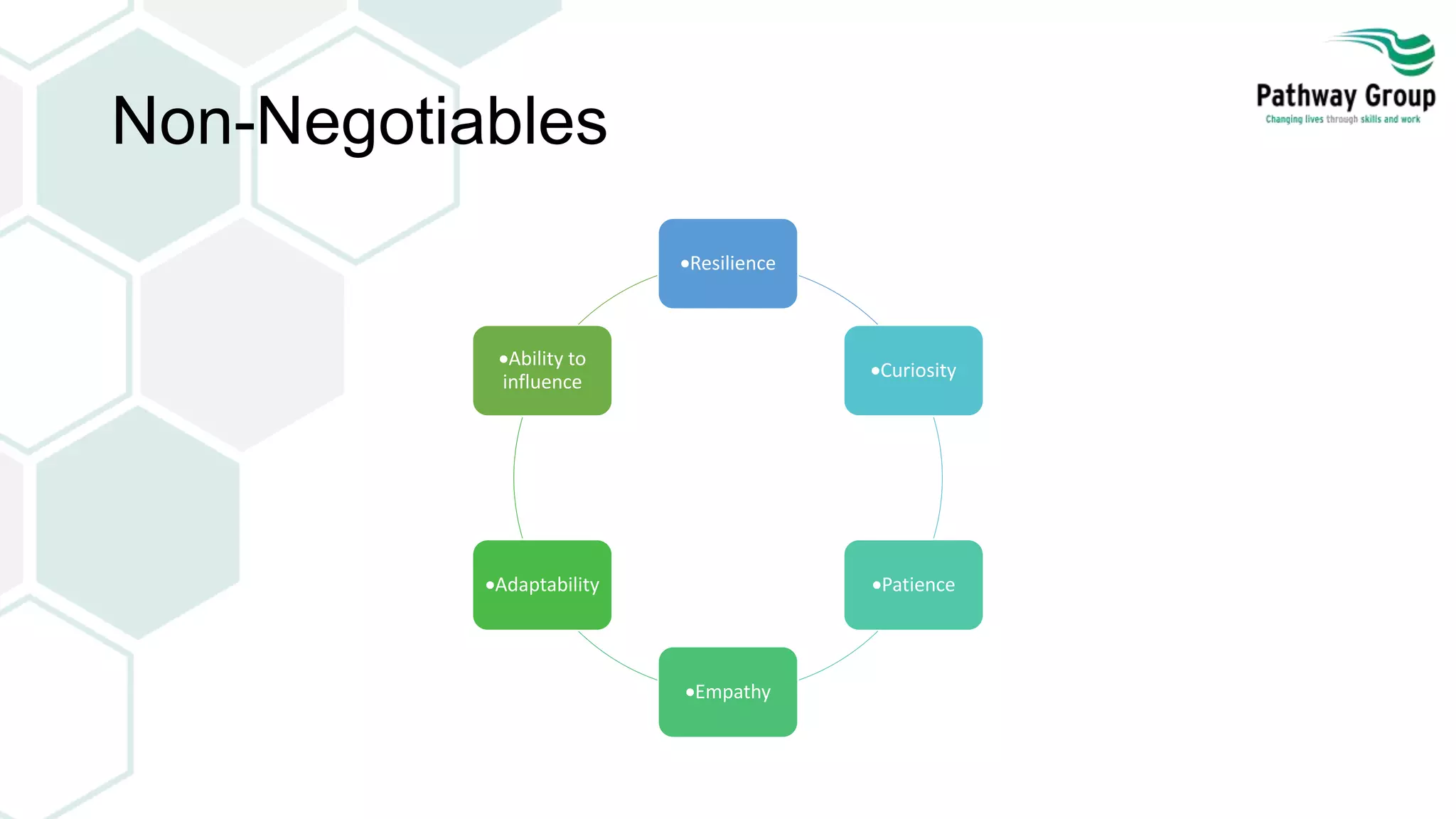 The NON-NEGOTIABLES when it come to recruiting your team by Safaraz Ali ...