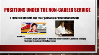 The non career service | PPT