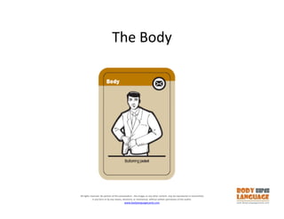 The non verbal communication made by the body language cards | PDF