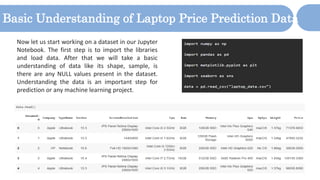 Laptop Price Prediction system | PPTX