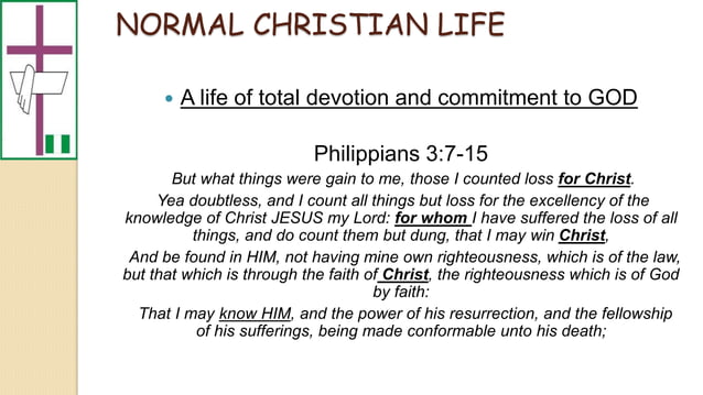 THE NORMAL CHRISTIAN LIFE.pptx