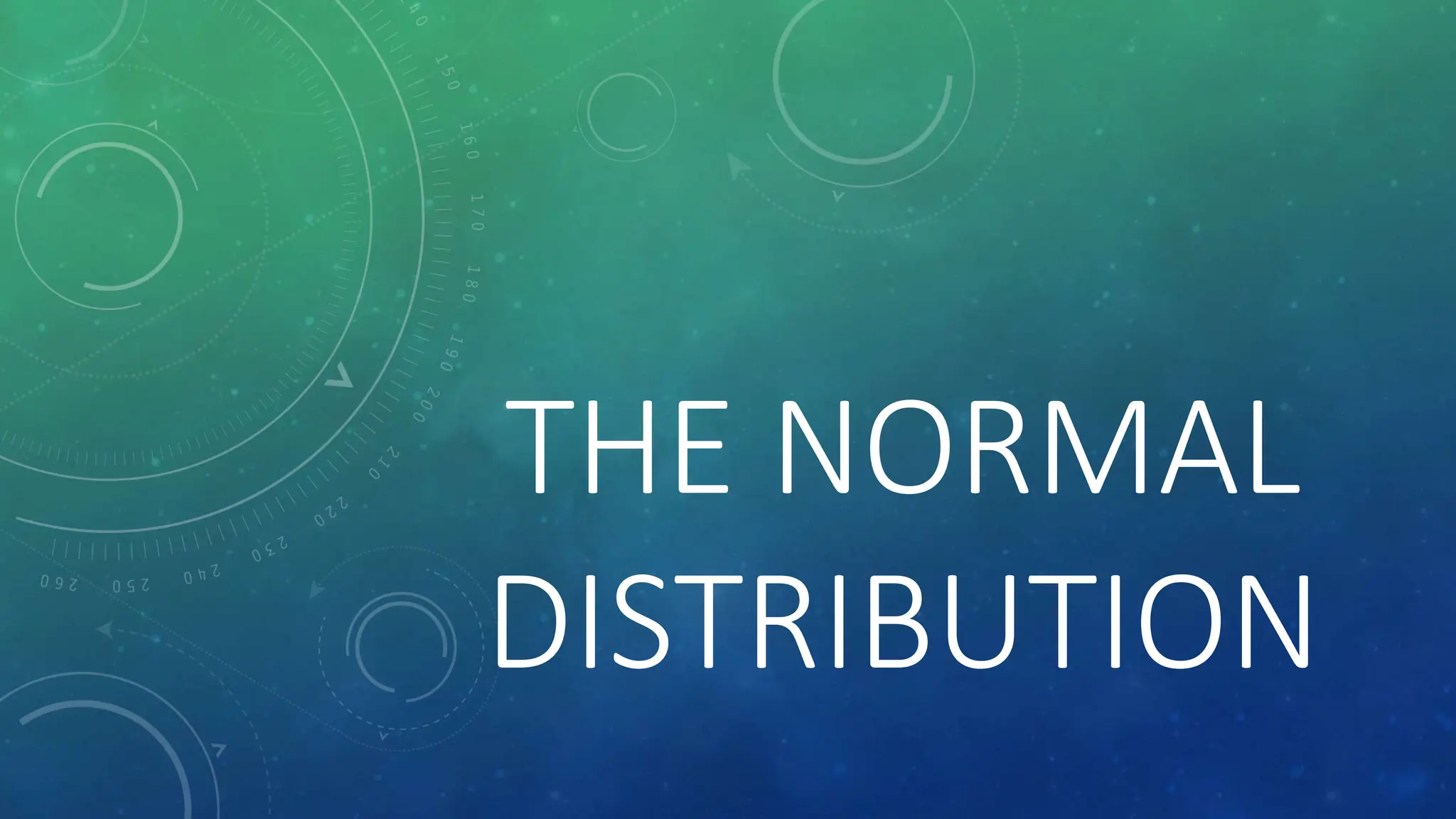 The normal distribution and its properties.pptx | Geography | Science