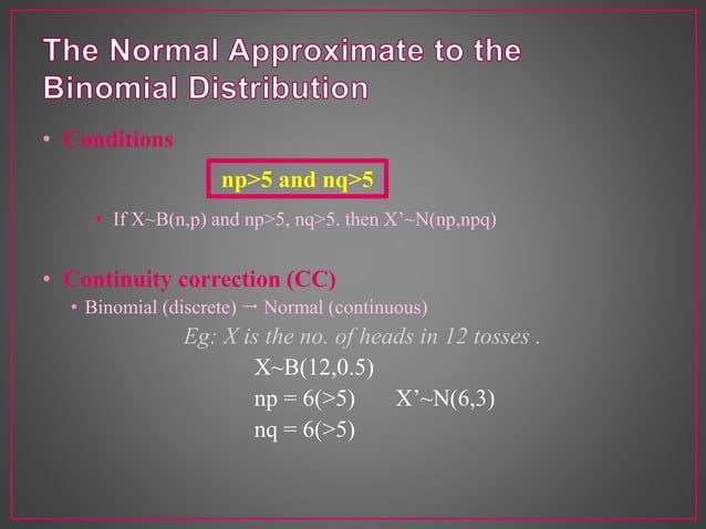 The normal distribution pure maths a level | PPT