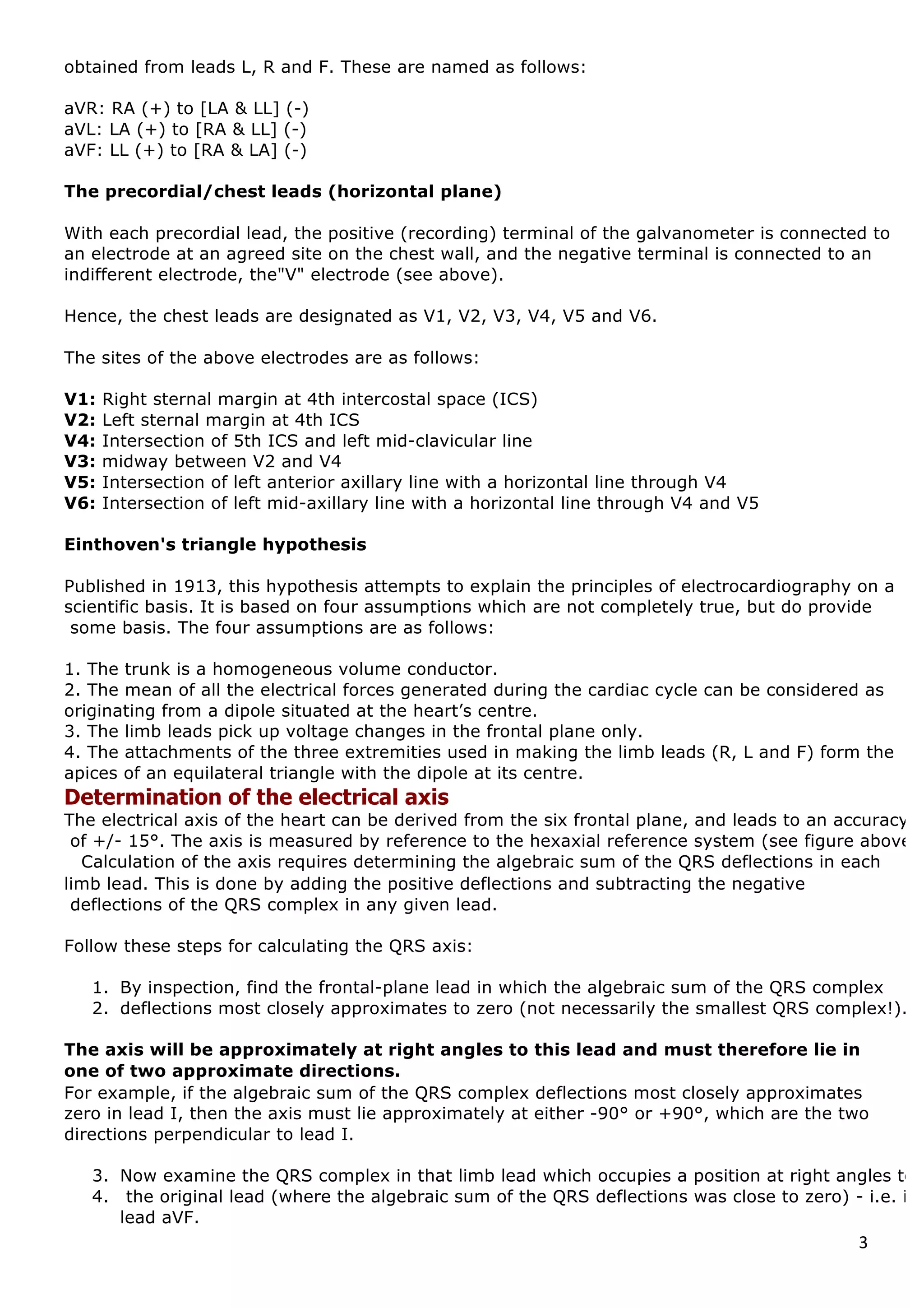 The normal ecg and the 12 | PDF