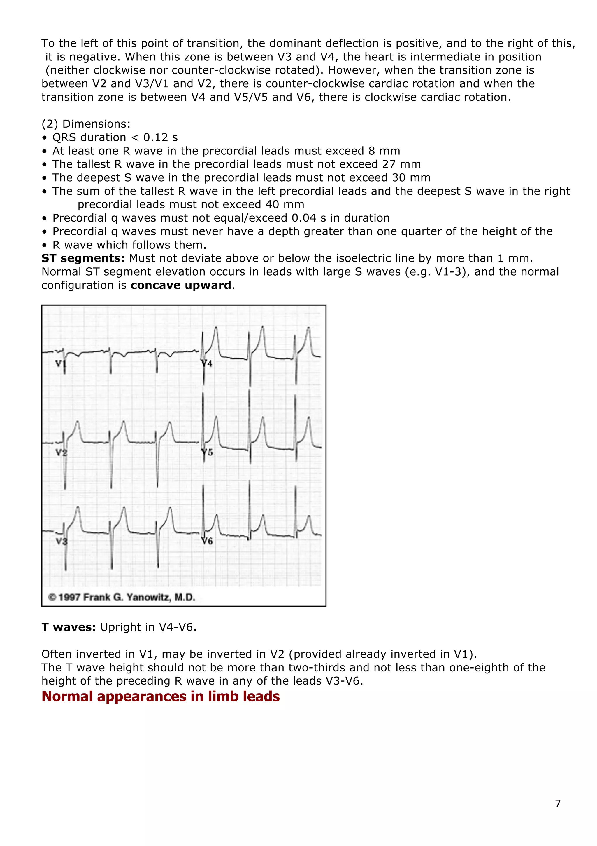 The normal ecg and the 12 | PDF | Chemistry | Science