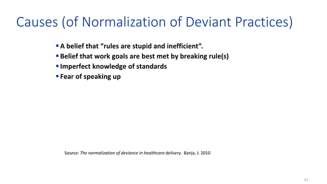 The Normalization of Deviance | PPTX