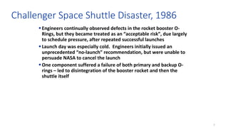 The Normalization of Deviance | PPTX