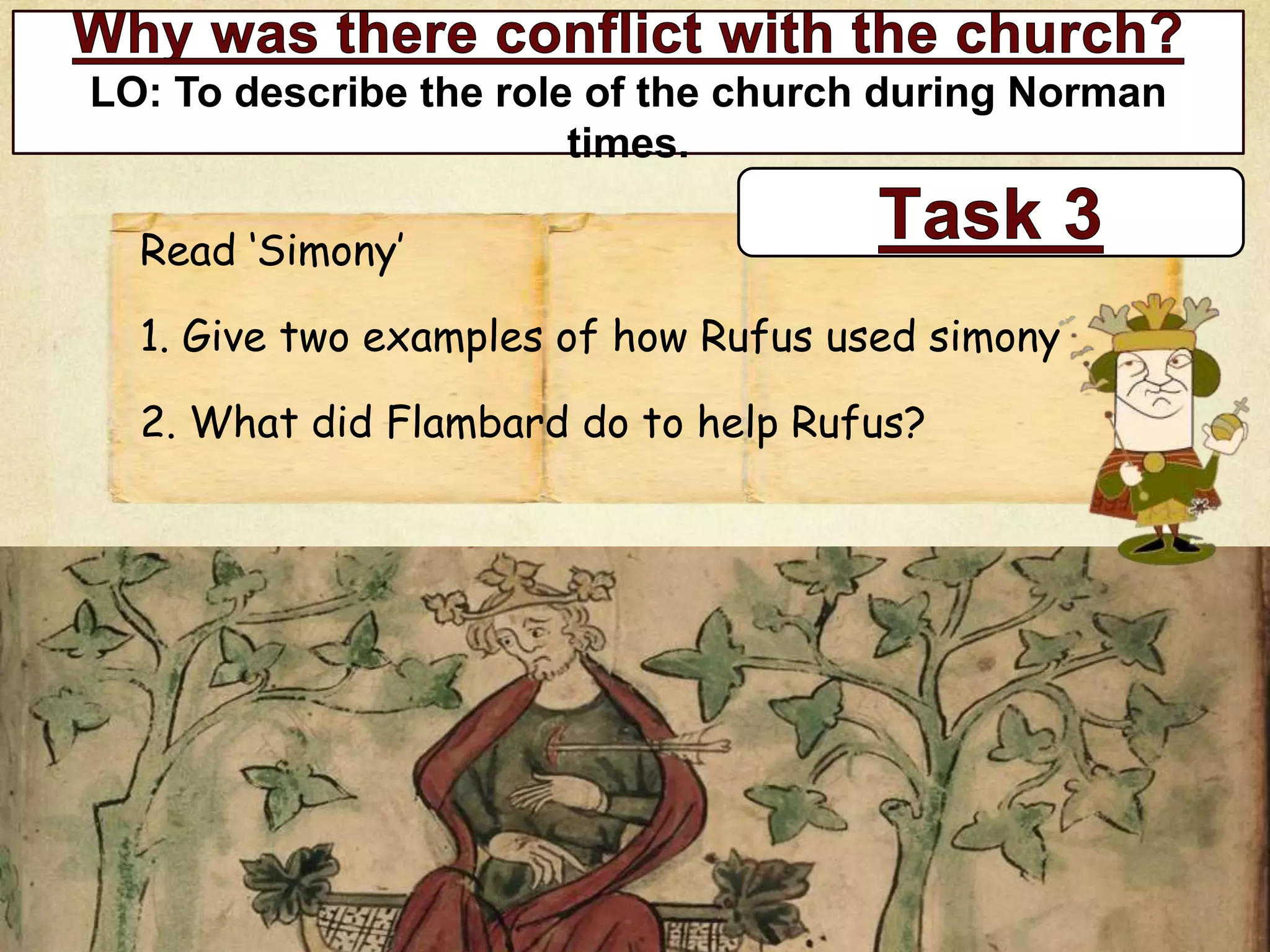 The Norman Church Conflict | PPTX