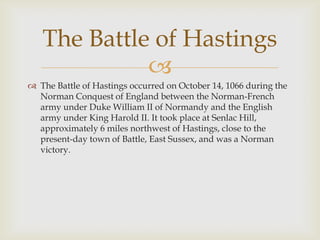 The norman invasion2 | PPT