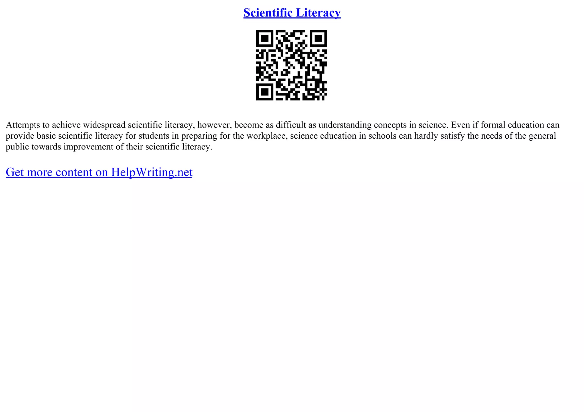 The Normative Structure Of Science | PDF