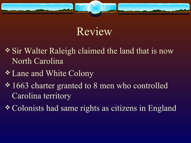 The North Carolina Colony | PPT