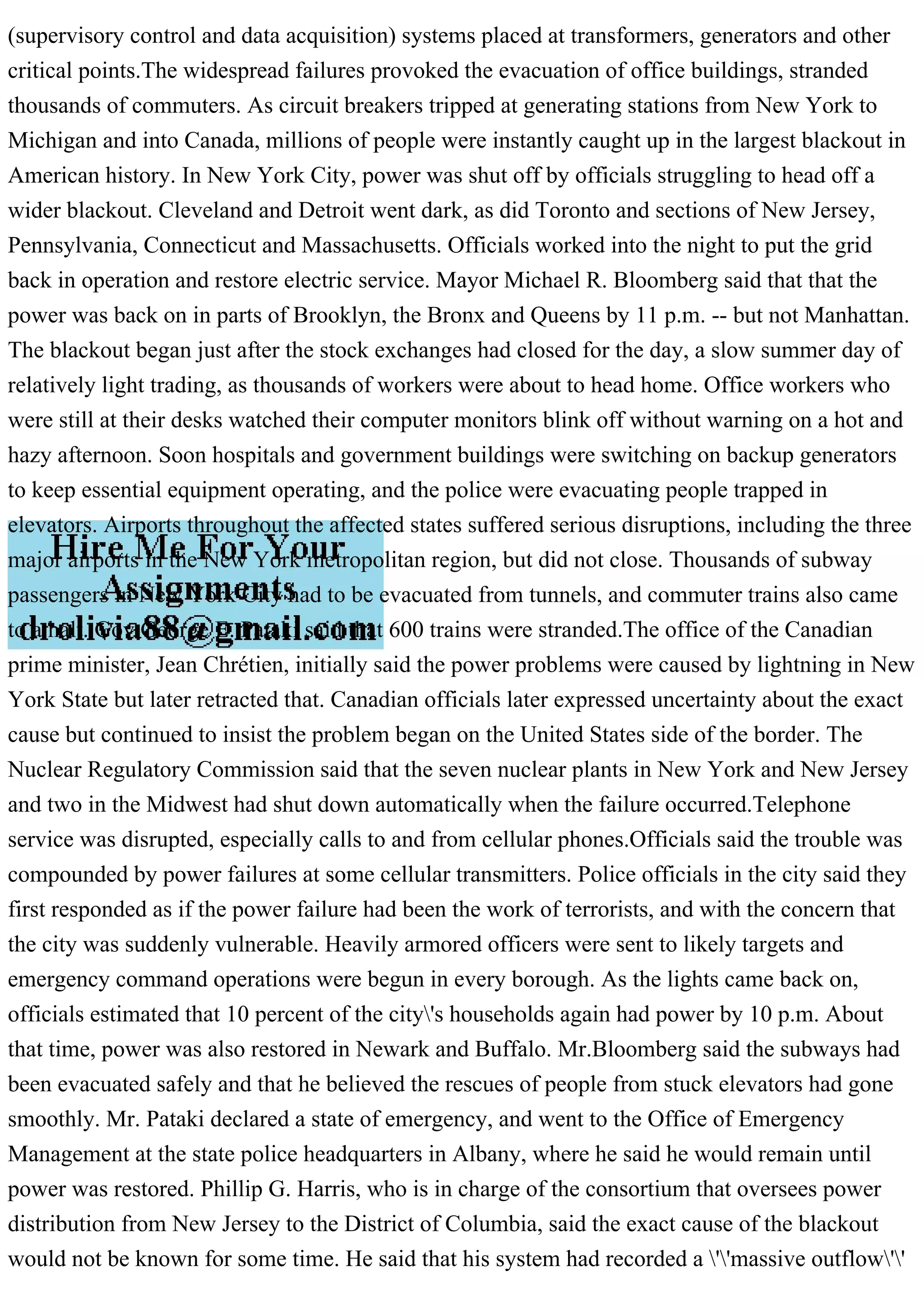 The Northeast blackout of 2003 was a widespread power outage that oc.pdf