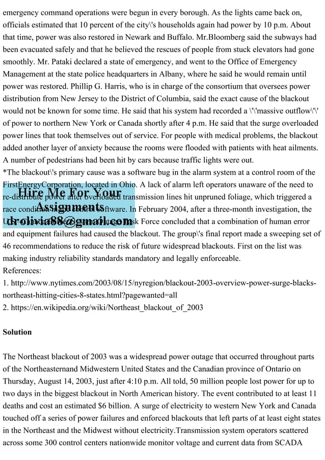 The Northeast blackout of 2003 was a widespread power outage that oc.pdf