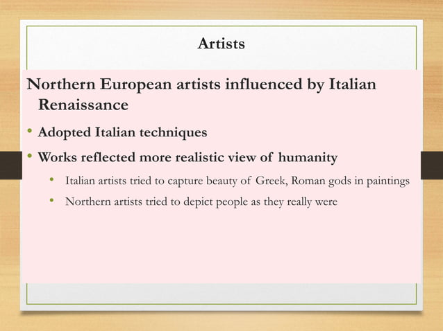 The_Italian_Renaissance_Northern_Renaissance.pptx | Fine Art