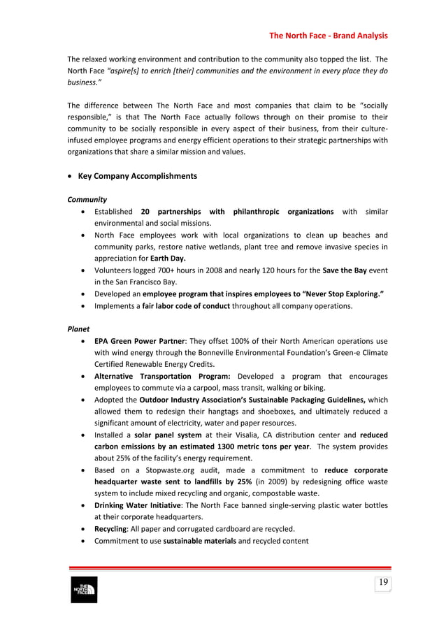 Brand Analysis: The North Face | PDF