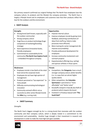Brand Analysis: The North Face | PDF