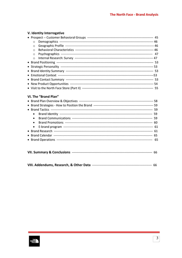 Brand Analysis: The North Face | PDF