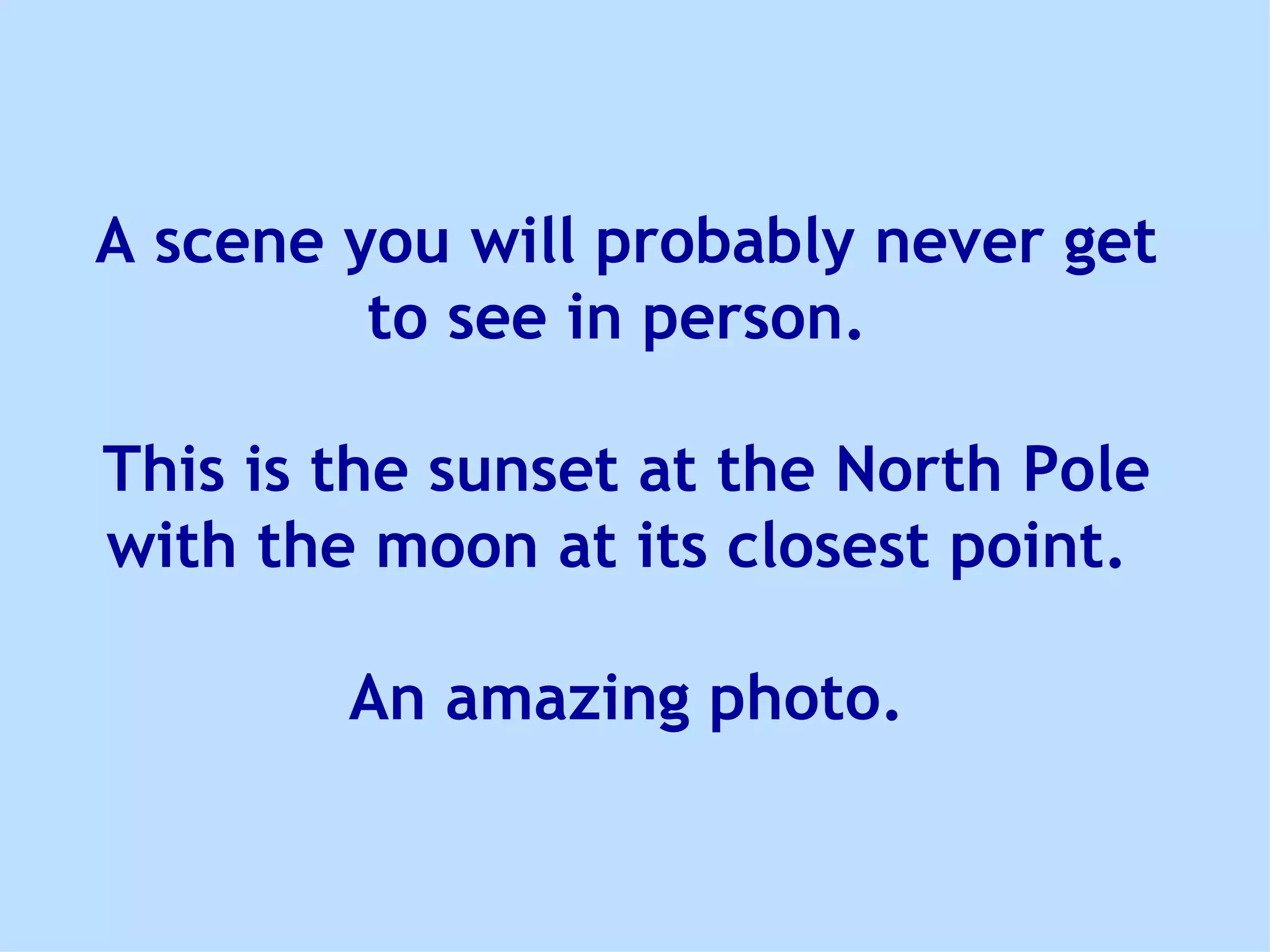 The north pole | PPT